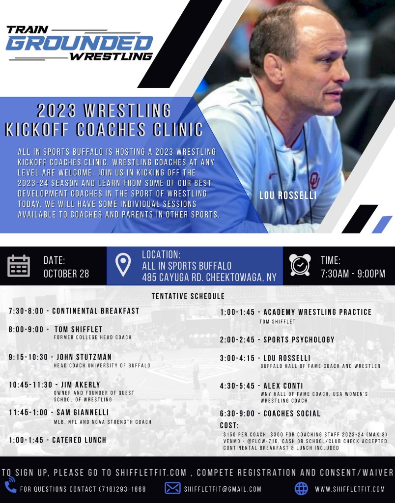 Train Grounded Wrestling Wrestling Kickoff Coaches Clinic
